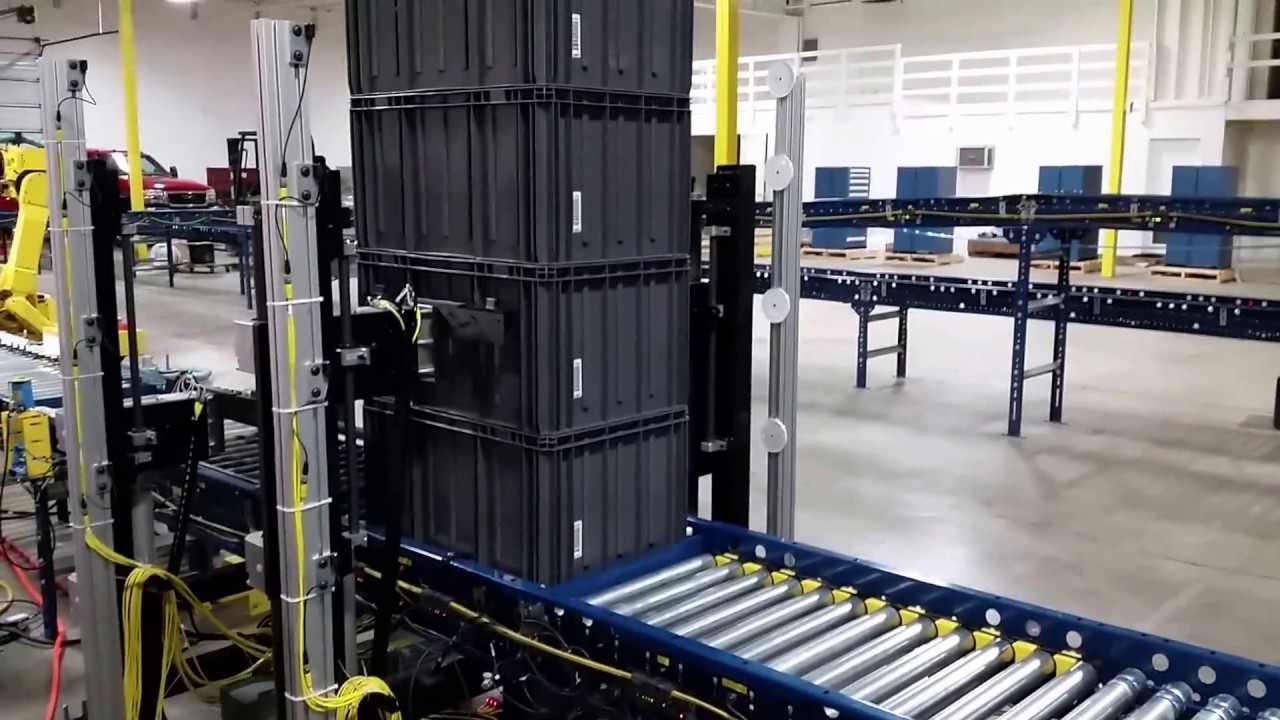 Tote Automatic Stacking / Unstacking