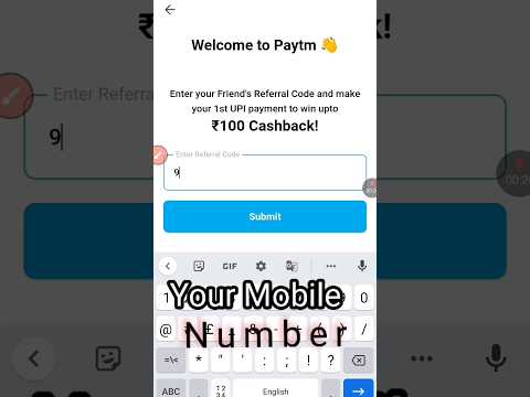 PAYTM REFFERAL code kaha Dale || where is fill in the PAYTM REFFERAL code in PAYTM#paytm #refer
