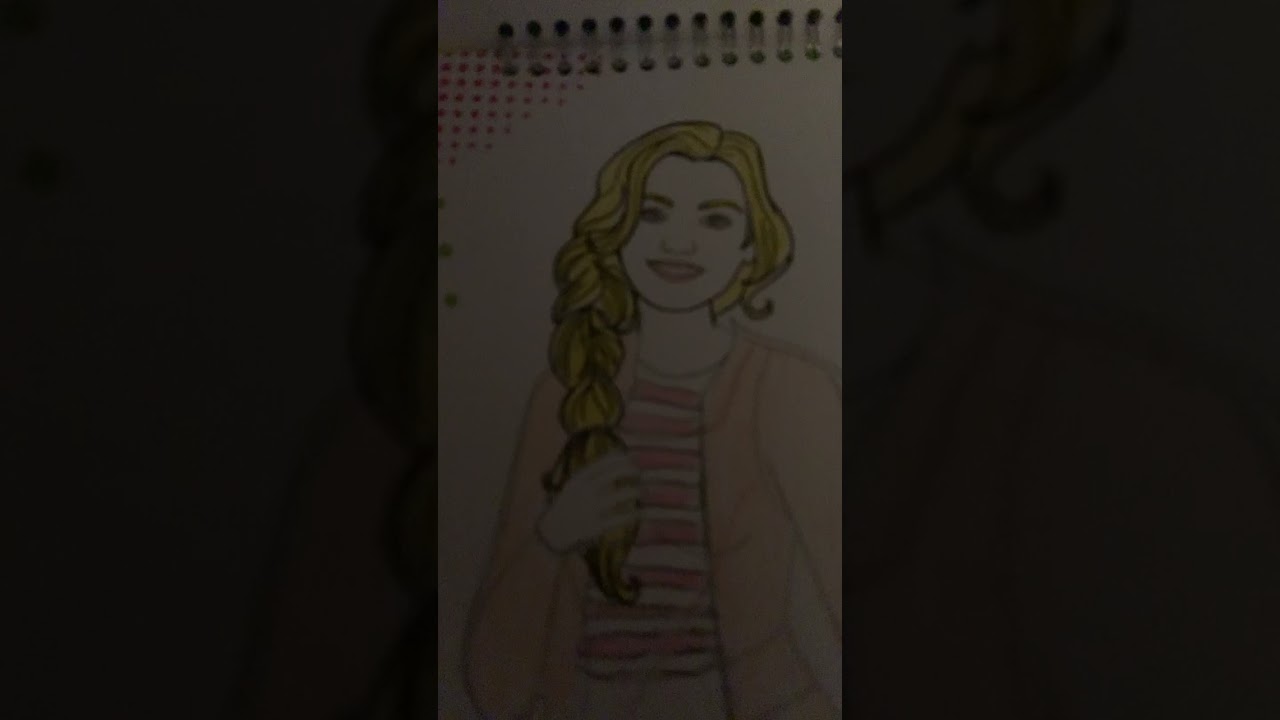 Addison from zombies Coloring page￼