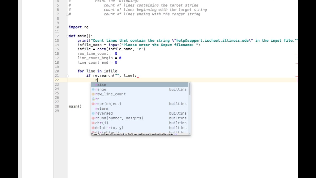 Tutorial:  Severance Chapter 11 Exercise 1