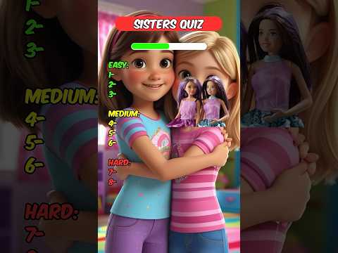 Only Girls Will Get This! | Sisters Quiz – Guess The Item Challenge!