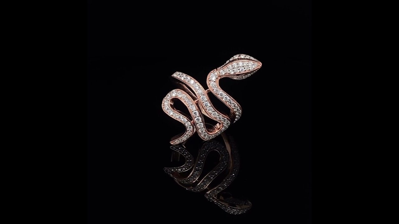 SNAKE DIAMOND RING