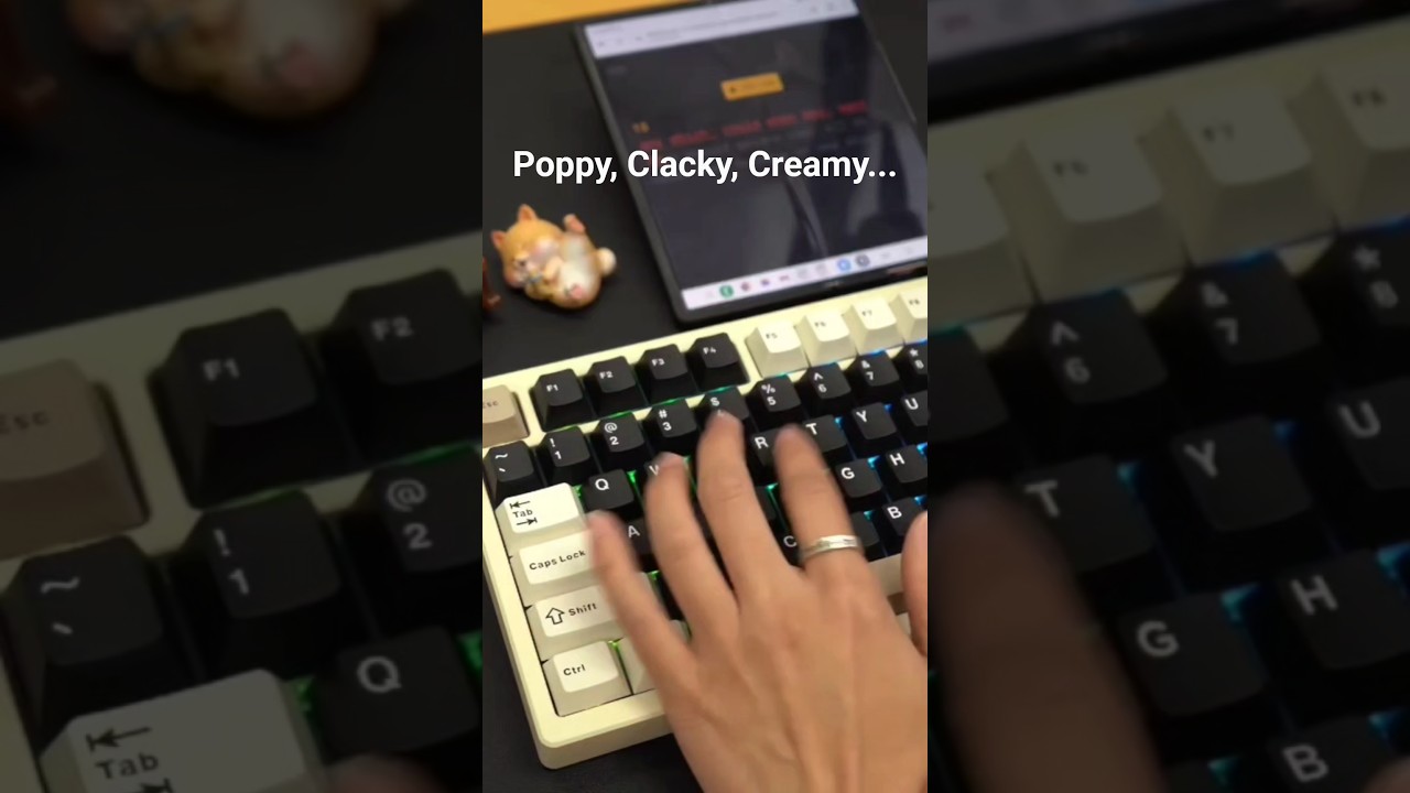 Keyboard sounds comparison #mechanicalkeyboard #keyboardasmr #customkeyboard