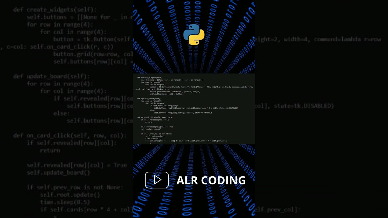 How to make a Memory Game in Python