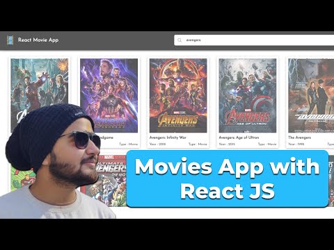 Build a Movie Search App using ReactJS | React Movie App | ReactJS Projects