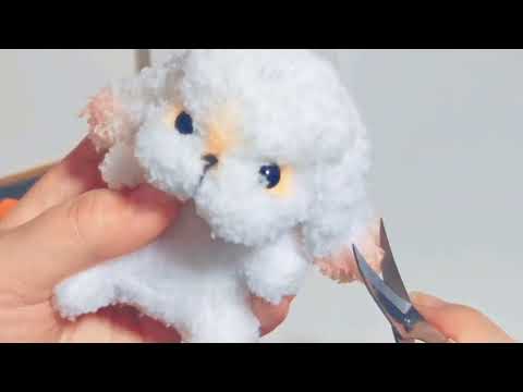 Pipe Cleaner Animal with Needle Felitng Kit DIY Craft Video Instruciton - Holland Lop