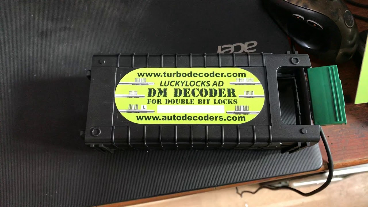 Atra safe lock fast opening with Luckylocks DM decoder