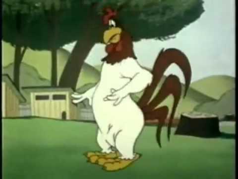 Foghorn Leghorn Teaching the Art of Baseball