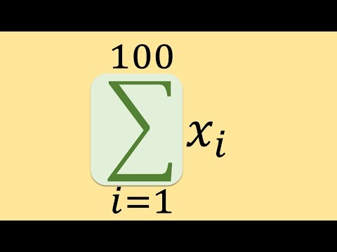 What is Summation/Sigma Notation?