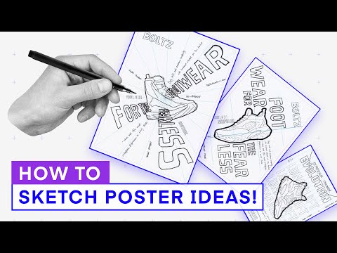 Generate Amazing POSTER IDEAS With Powerful Sketching Techniques!