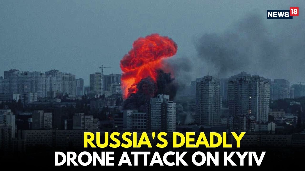 Russia-Ukraine War Escalates LIVE | Russia’s Deadly Drone Attack On Kyiv | Missiles & Drones Strike
