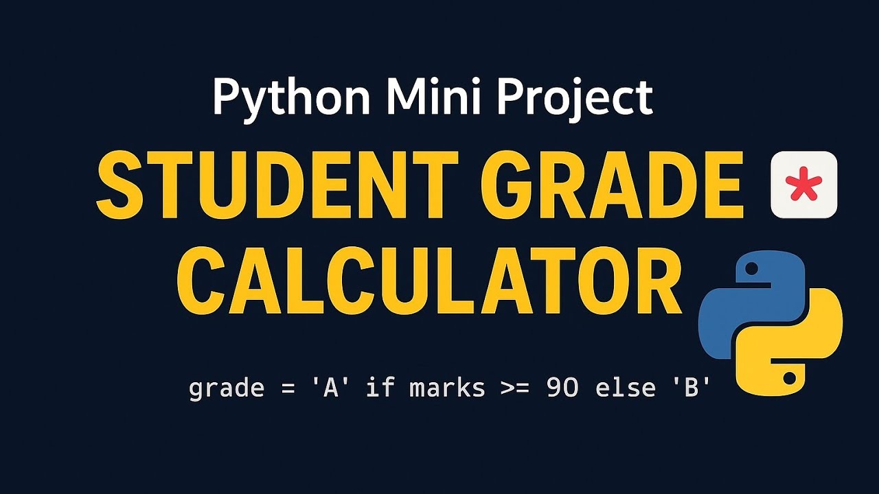 Python Mini Project: Student Grade Calculator