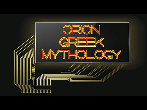 ORION - a hunter placed amongst the stars by the goddess Artemis in Greek mythology.