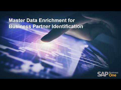 Master Data Enrichment for Business Partner Identification Bot