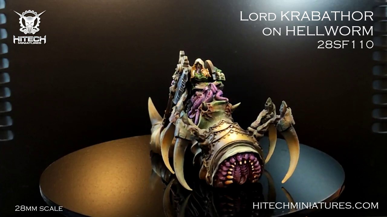 Hitechminiatures - KRABATHOR on HELLWORM painted