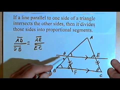 The Side Splitter Theorem and its Converse 128-2.29