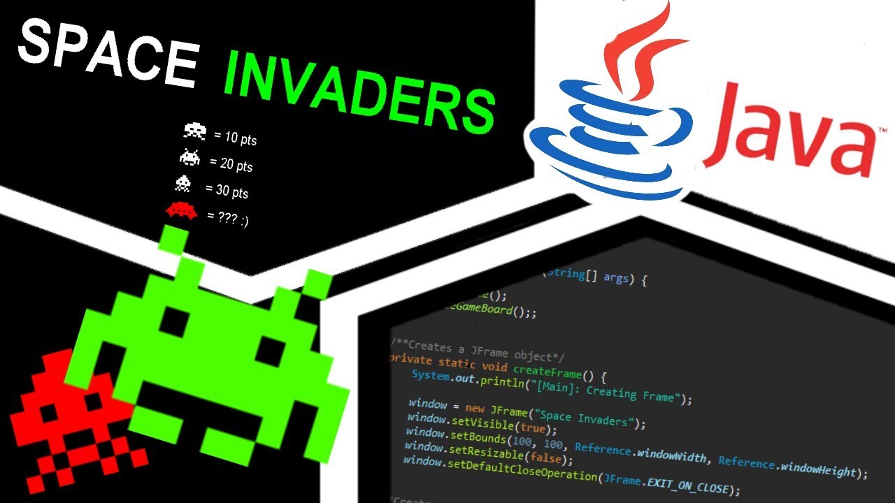 Recreating Space Invaders in Java | Coding Timelapse