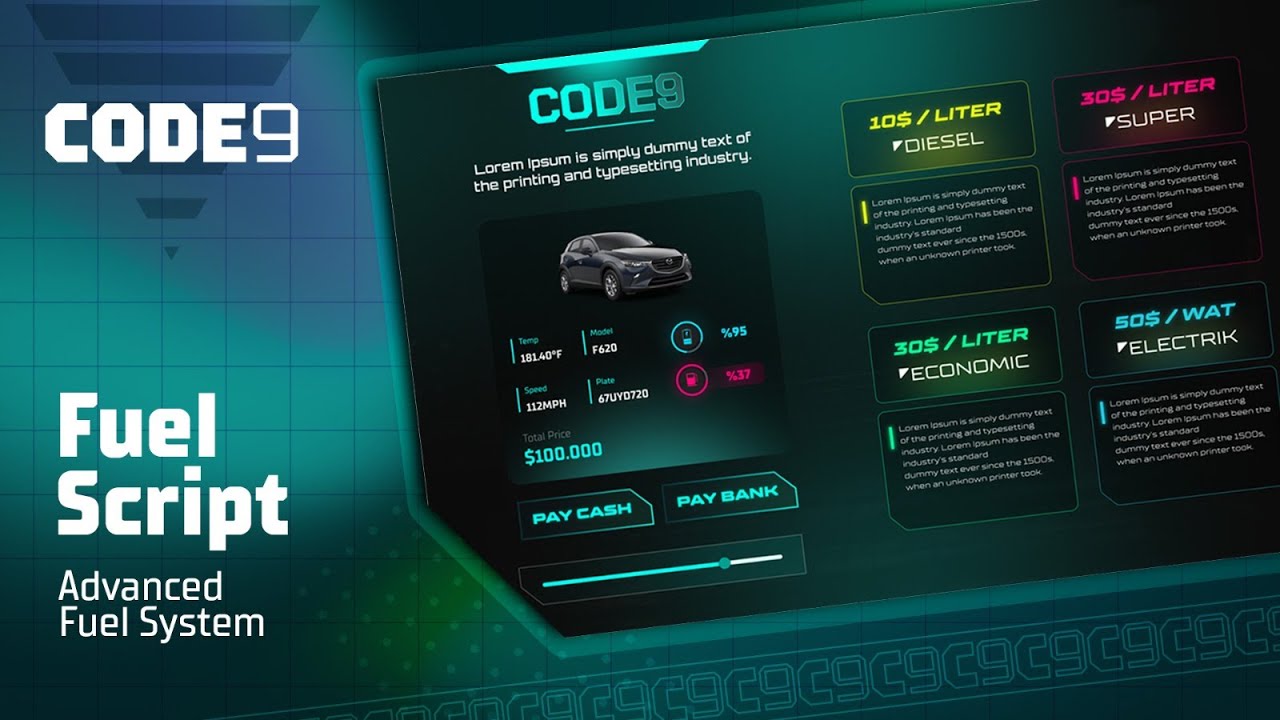 Code9 Fivem Advanced Fuel System