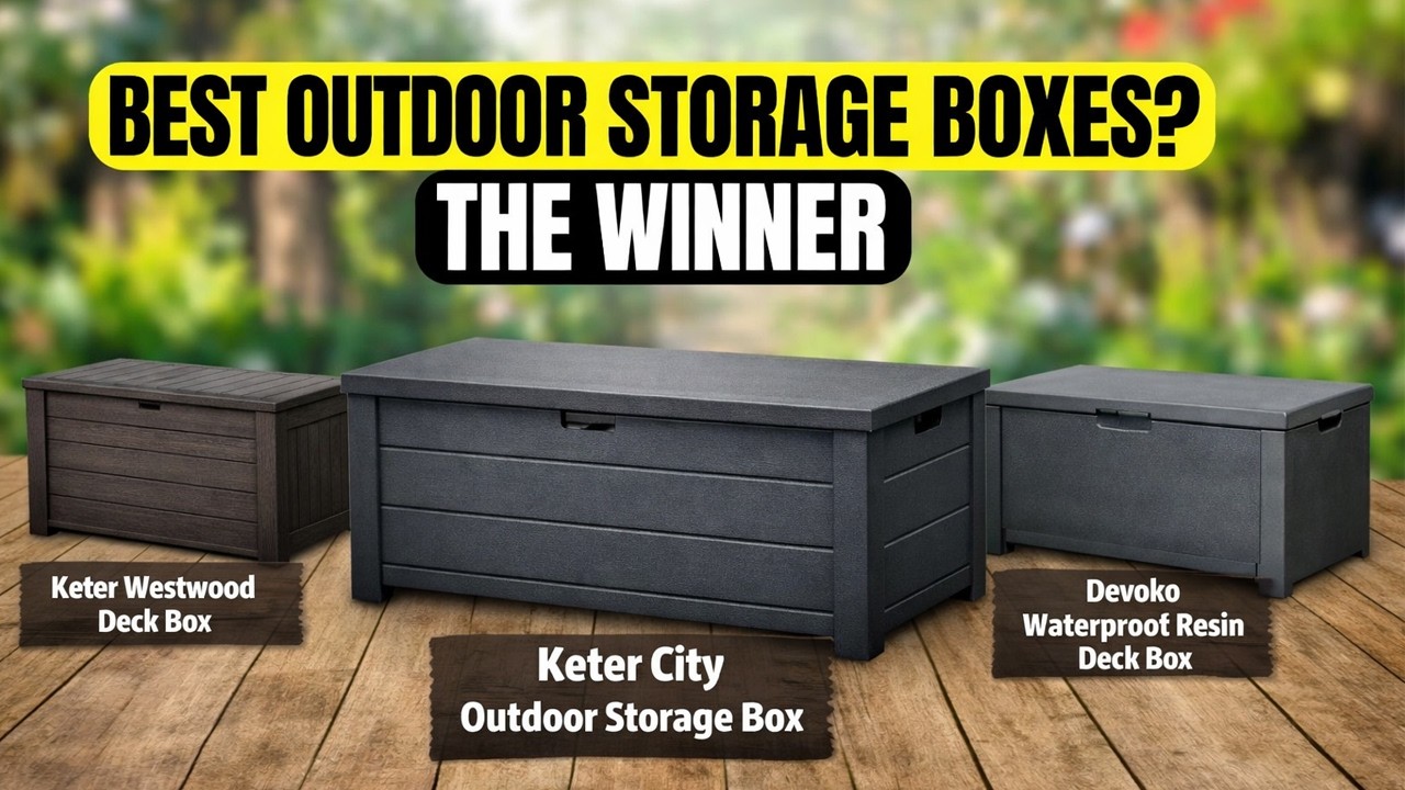 THE Best Deck Boxes for Outdoor Storage on Amazon USA BUY RIGHT NOW