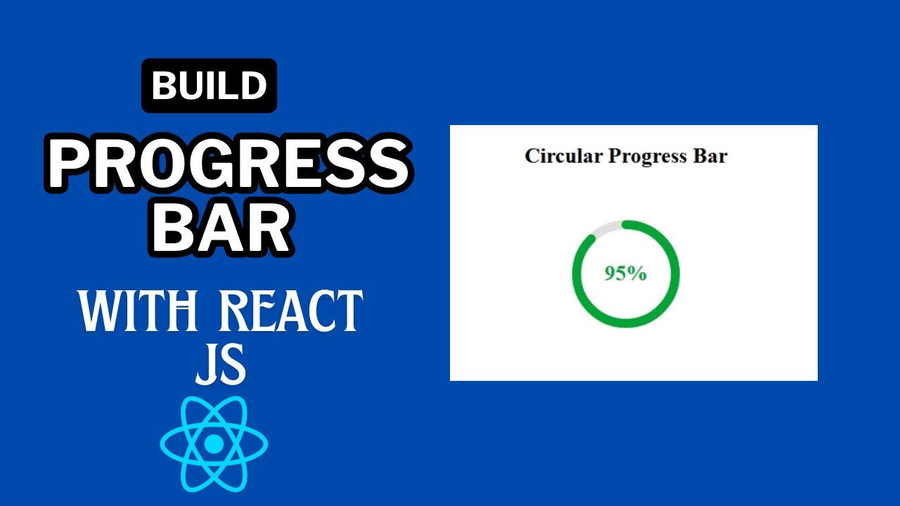 How To Build Progress Bar With  ReactJS | React JS Progress Bar | React JS Tutorial For Beginners