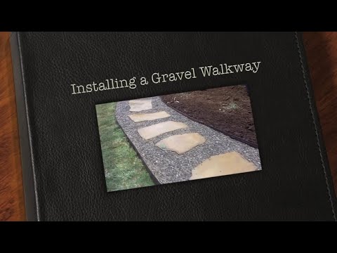 River Rock Walking Path – Installation – Inspire Landscaping