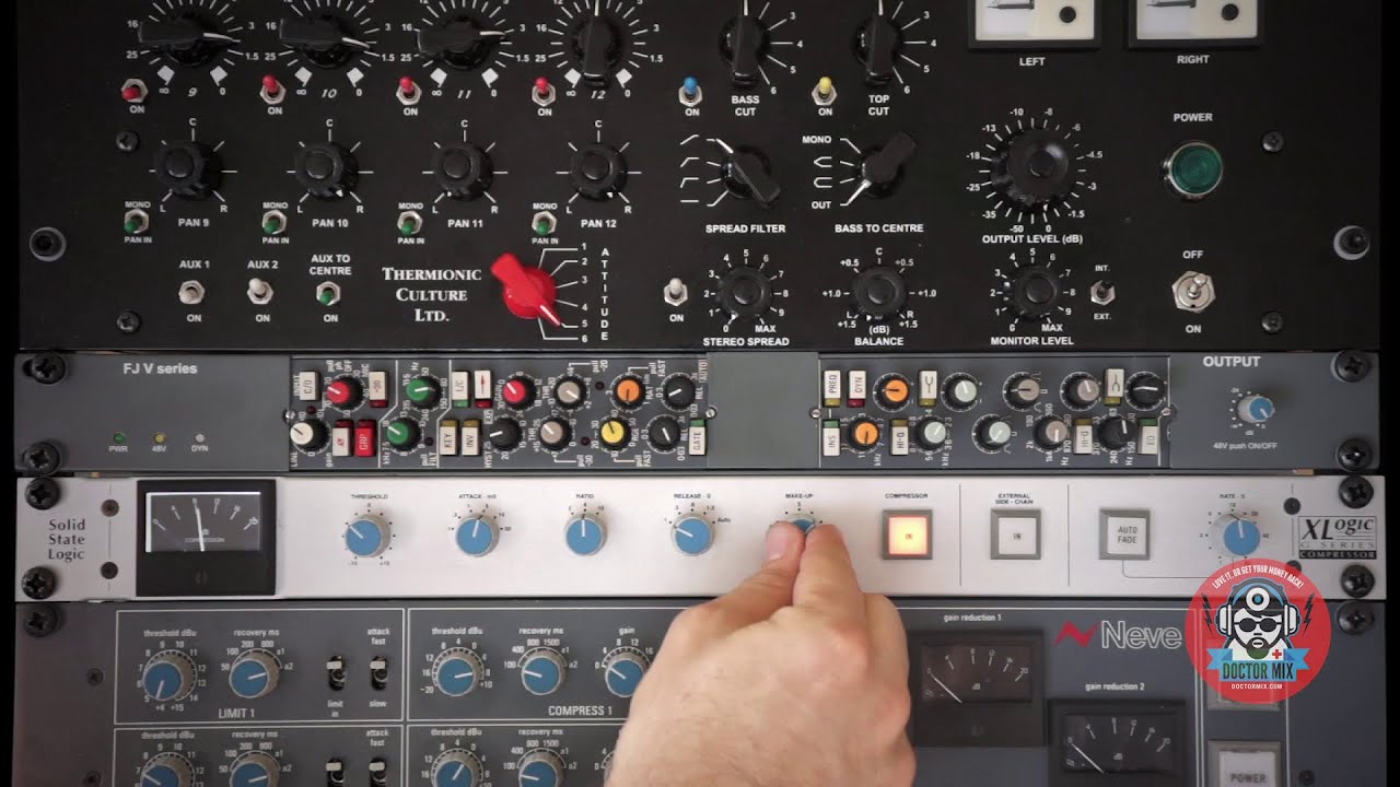 The SSL Bus Compressor In Action