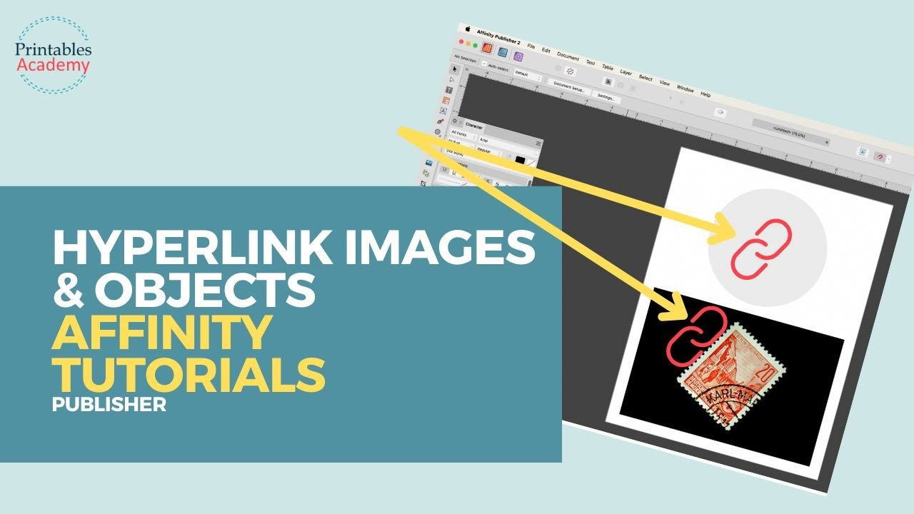 Hyperlink Objects and Images in Affinity Publisher
