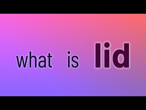 Lid - 109 English Vocabulary Flashcards