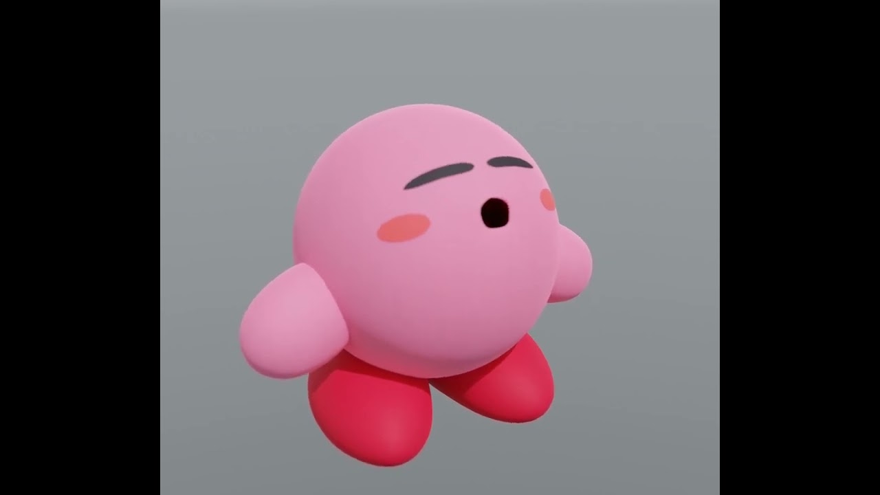 Sleeping Kirby.