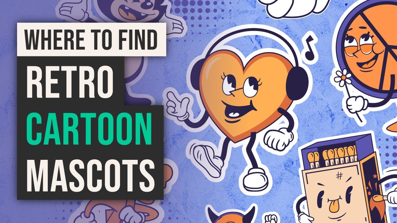 Where To Find Free Retro Mascot Characters And Cartoons