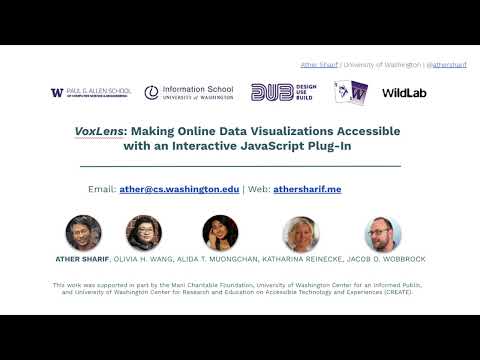 [Preview] VoxLens: Making Online Data Visualizations Accessible with an Interactive JavaScript ...