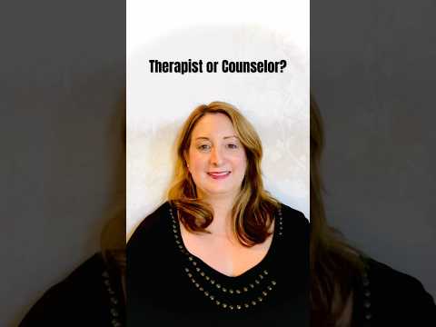 Therapist or Counselor? #mentalhealth #psychology #counseling #therapy