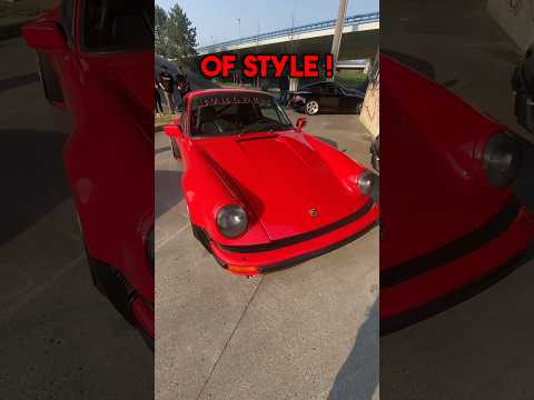 Elegant Red Porsche 911 on Classic BBS RS Wheels