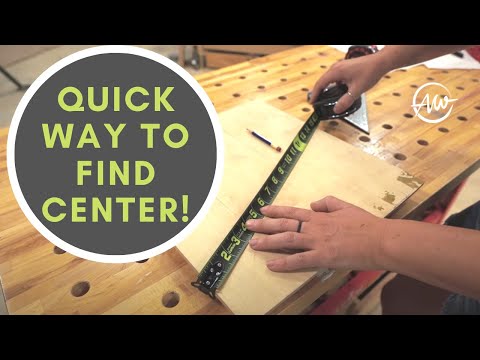 Easiest Way To Find Center! Quick Tip #shorts