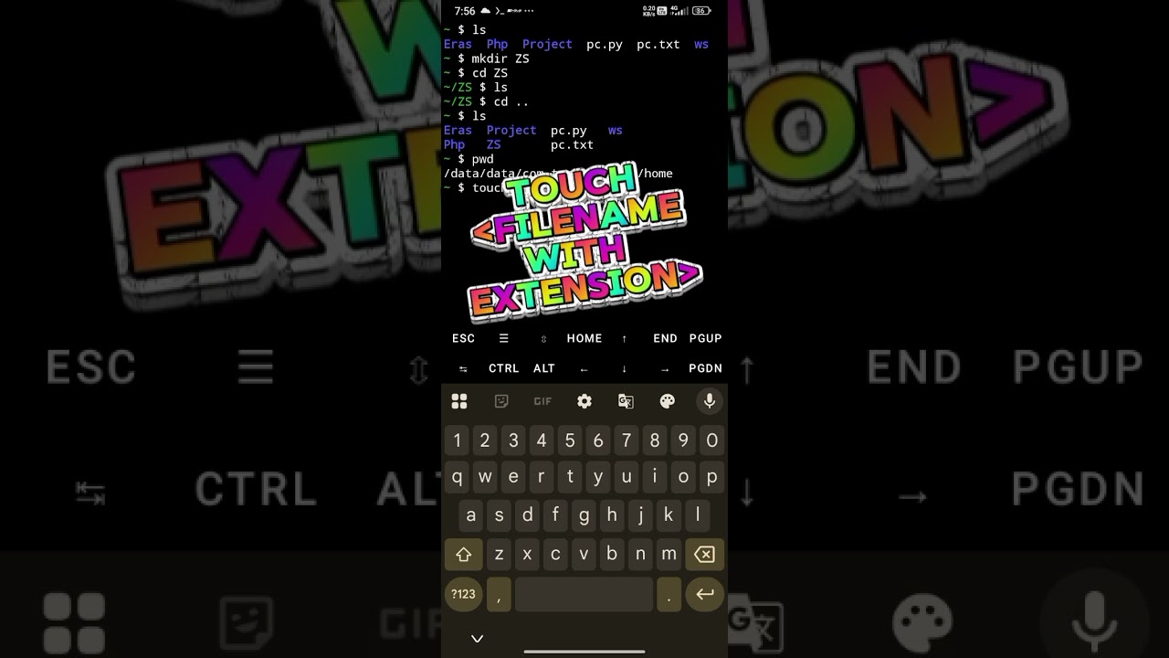 Basic commands in Termux Explained in Tamil | android| programming  #smartphone