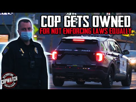 Cop Gets Owned for Not Enforcing Laws Equally | Traffic Stop for No ...
