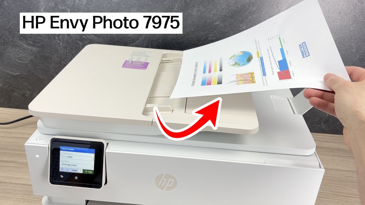 HP Envy Photo 7975 : How to Scan With the Automatic Document Feeder