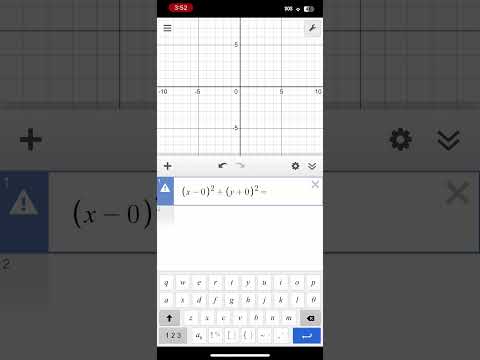 Speedrunning making a circle in Desmos Graphing Calculator #desmos #idk #random