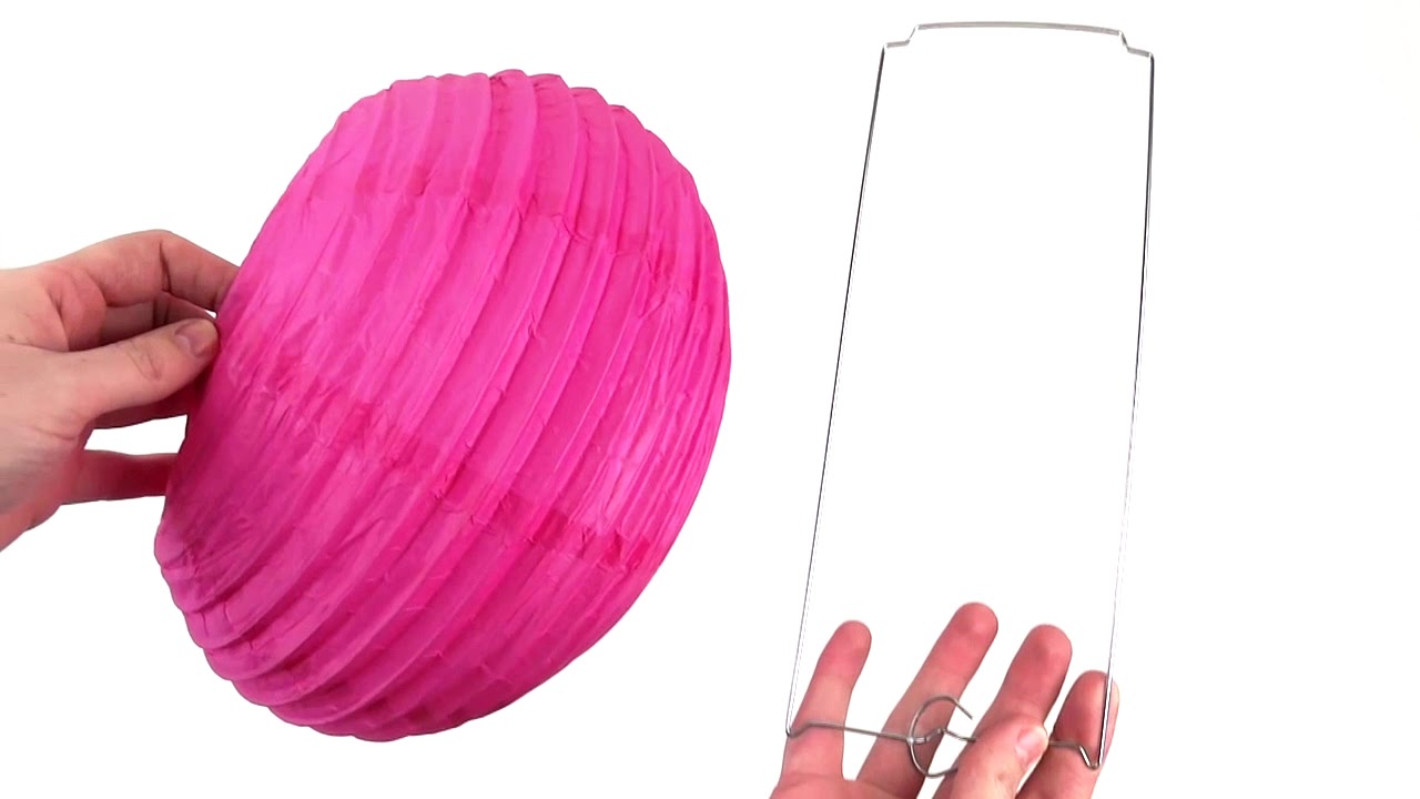 How To Assemble A Paper Lantern