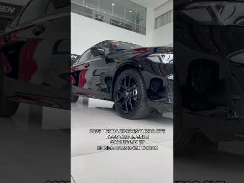 Black is Back 2025 Honda Civic RS