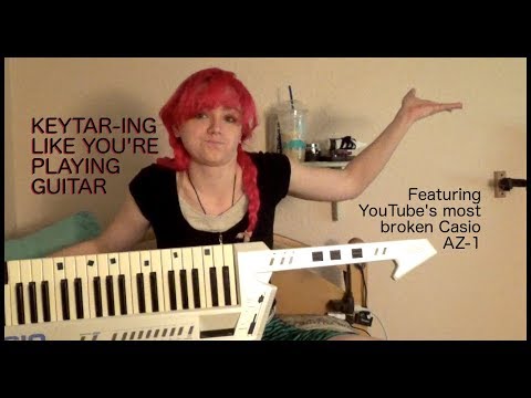 Keytar Lesson #4: Playing keytar like a guitarist