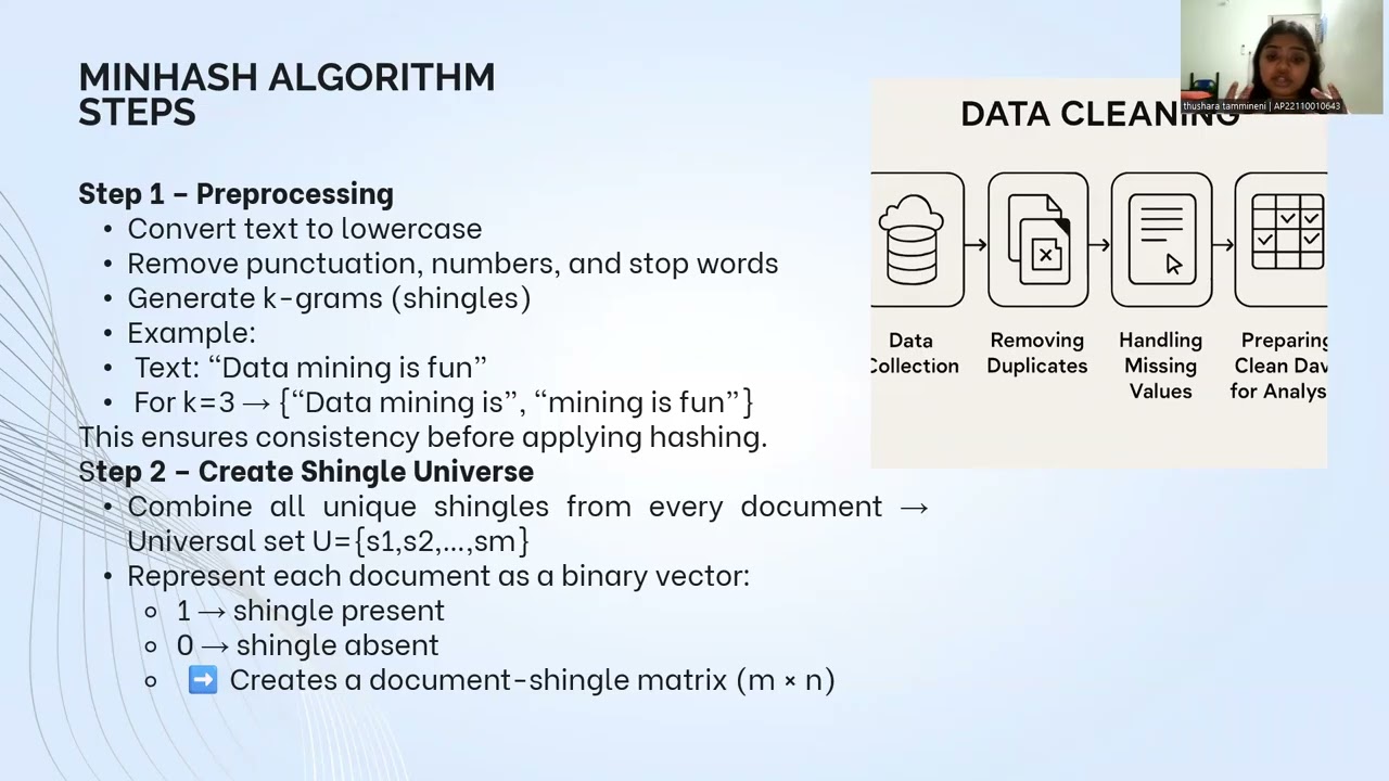 DUPLICATE DOCUMENT DETECTION USING MINHASH ALGORITHM