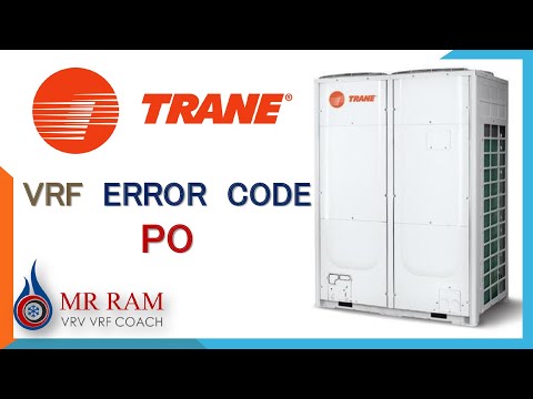 Trane VRF Error code P0 (English)