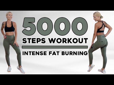 5000 Steps KNEE FRIENDLY Calorie Killer Walking Workout 🔥 5k Step Challenge Cardio Workout