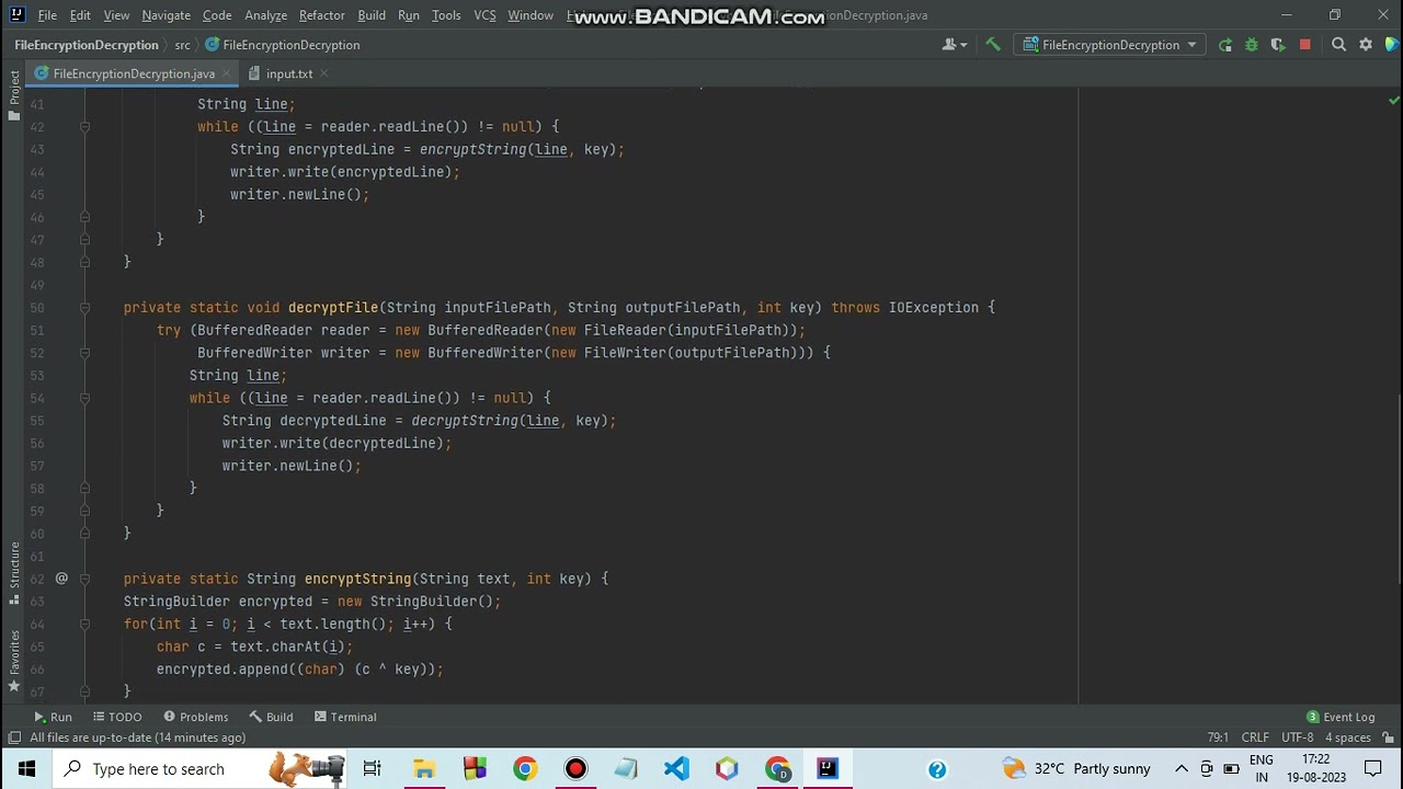 File Encryption/Decryption using Java | With Source Code | File Handling | Java Projects