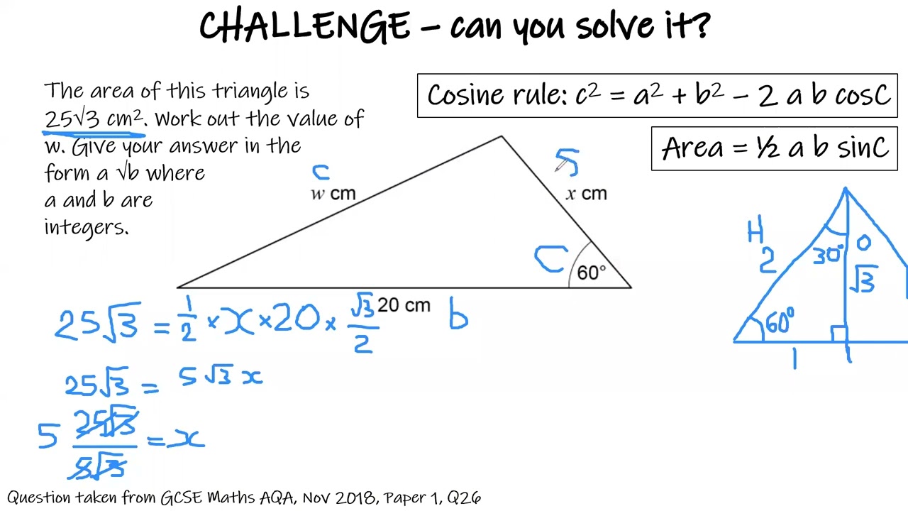 CHALLENGE - Advanced Trigonometry