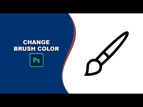 how to change photoshop brush color