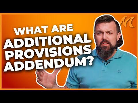🏡 What Is an Additional Provisions Addendum in Real Estate? (And Why It Matters)