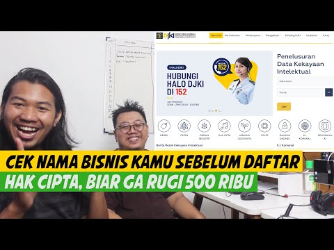 TUTORIAL CEK MEREK NAMA BISNIS DI DJKI, SUDAH DIPAKAI ORANG ATAU BELUM?