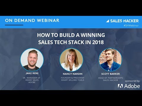 How to Build a Winning Sales Tech Stack in 2018